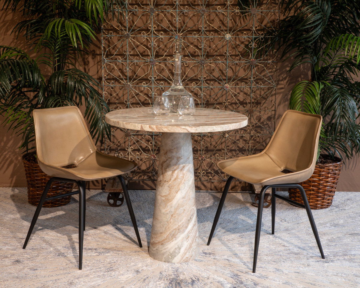 Home Trends & Design Nile Round Dining Table | Perigold